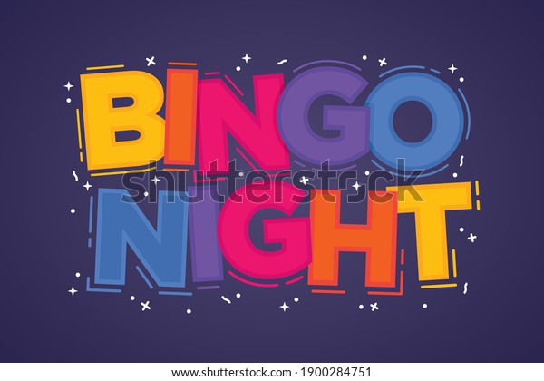 Bingo Text Bingo Background Bingo Game Stock Vector (Royalty Free ...