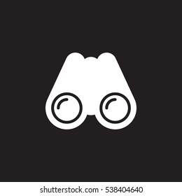 Binocular Icon Vector Filled Flat Sign Stock Vector (Royalty Free ...
