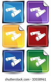 Binoculars Color Stock Vector (Royalty Free) 33558961 | Shutterstock