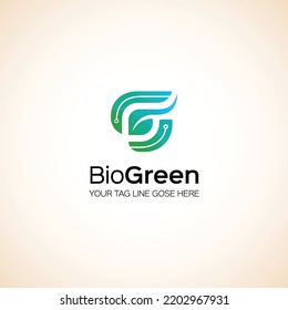 Bio Green Logo Template Good Logo Stock Vector (Royalty Free ...