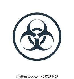 Toxic Sign Symbol Warning Radioactive Zone Stock Vector (Royalty Free ...