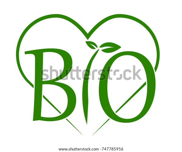 Bio Heart Green Logo Vector Stock Vector (Royalty Free) 747785956 ...