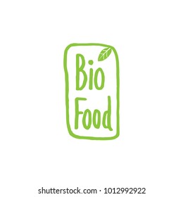Bio Product Vector Logo Organic Food Stock Vector (Royalty Free ...