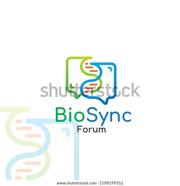 Bio Sync Logo Template Company Stock Vector (Royalty Free) 1598199352 ...