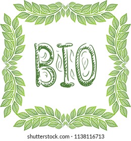 Bio Vector Illustration Stock Vector (Royalty Free) 1138116713 ...