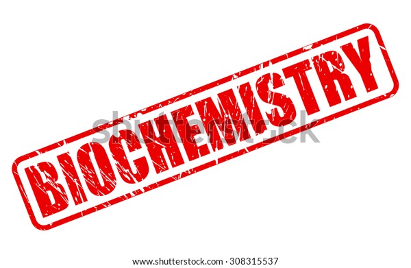 Biochemistry Red Stamp Text On White Stock Vector (Royalty Free ...