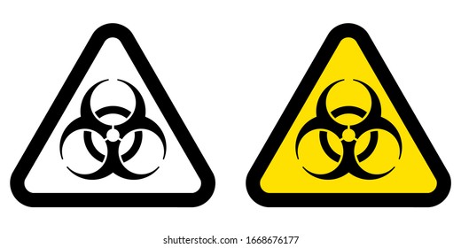 6 Different Types Biohazard Signs On 库存矢量图（免版税）1883112640 | Shutterstock