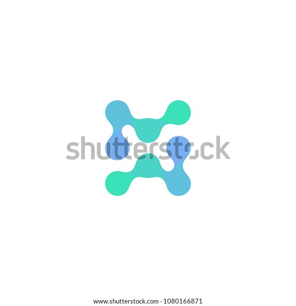 Biological Science Logo Abstract Blue Shape Stock Vector (Royalty Free ...