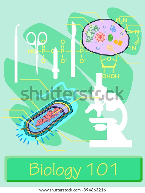 Biology 101 Stock Vector (Royalty Free) 394663216 | Shutterstock