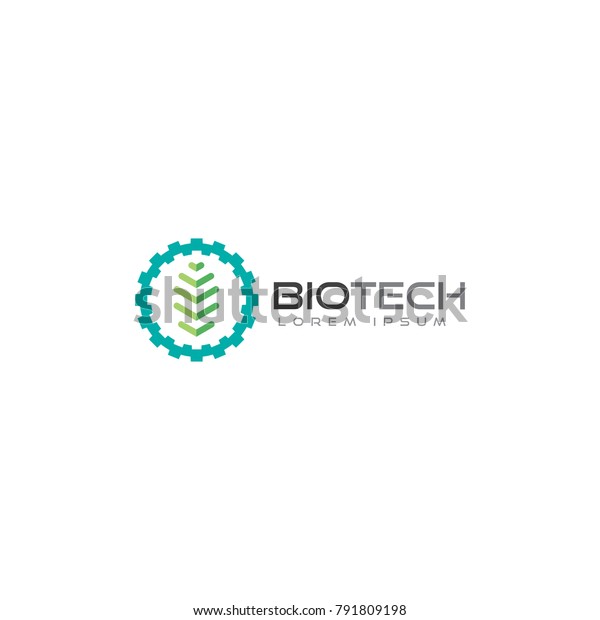 Biotech Farm Vector Logo Stock Vector (Royalty Free) 791809198 ...