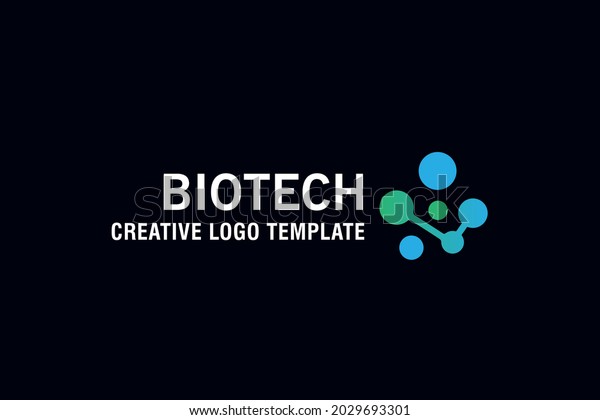 Biotech Logo Design Inspiration Vector Illustration Stock Vector ...