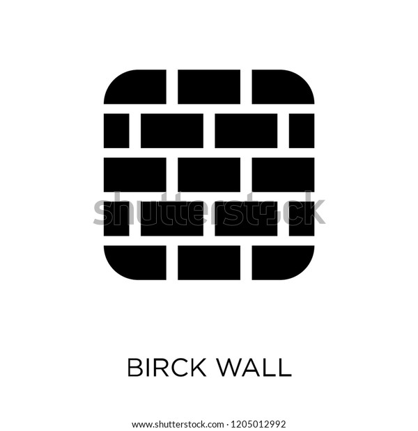 Birck Wall Icon Birck Wall Symbol Stock Vector (Royalty Free ...