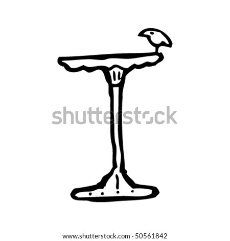 Bird Bath Drawing Stock Vector (Royalty Free) 50561842 - Shutterstock