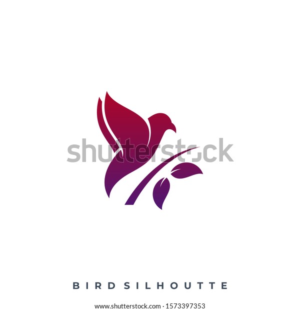 Bird Colorful Illustration Vector Template Suitable Stock Vector ...
