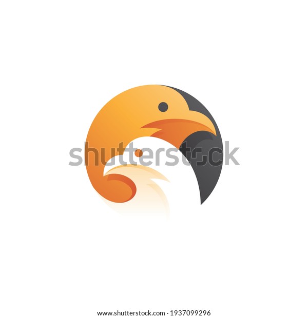 Bird Dove Pigeon Head Logo Stock Vector (Royalty Free) 1937099296 ...