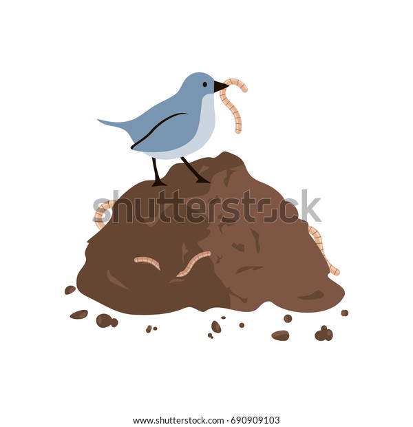 301 Cartoon Bird Eating Worm Stock Vectors, Images & Vector Art ...