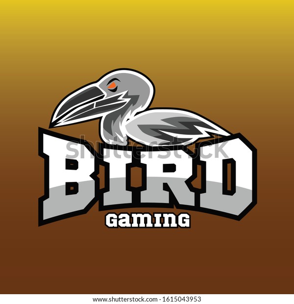 Bird Esport Logo Vector Illustration Stock Vector (Royalty Free ...