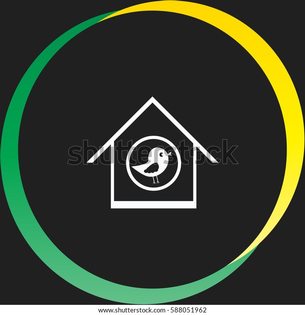 Bird Feeders Vector Icon Stock Vector (Royalty Free) 588051962 ...