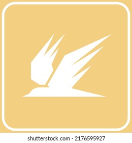 Bird Flying Bird App Logo Technology Stock Vector (Royalty Free ...