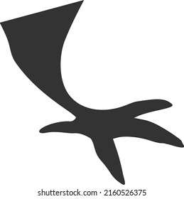 Bird Foot Vector Illustration Flat Illustration Stock Vector (Royalty ...