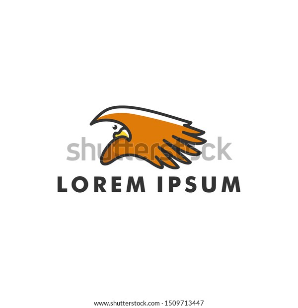 Bird Logo Design Wings Symbol Vector Stock Vector (Royalty Free ...