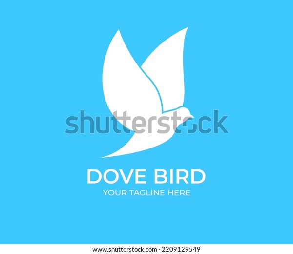 Bird Wing Dove Flying Dove Logo Stock Vector (Royalty Free) 2209129549 ...