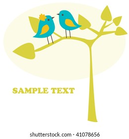 Birds Family Love Vector Stock Vector (Royalty Free) 40328893 ...