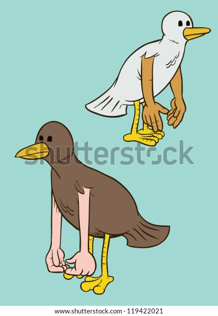 Birds Hands Stock Vector (Royalty Free) 119422021 | Shutterstock