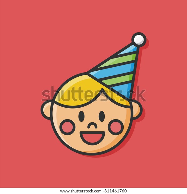Birthday Boy Icon Stock Vector (Royalty Free) 311461760 | Shutterstock