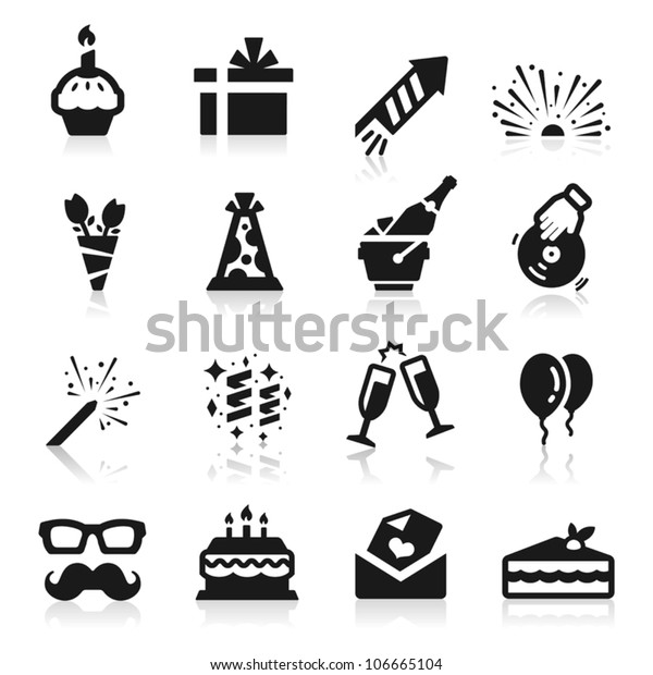 Iconos de cumpleaños