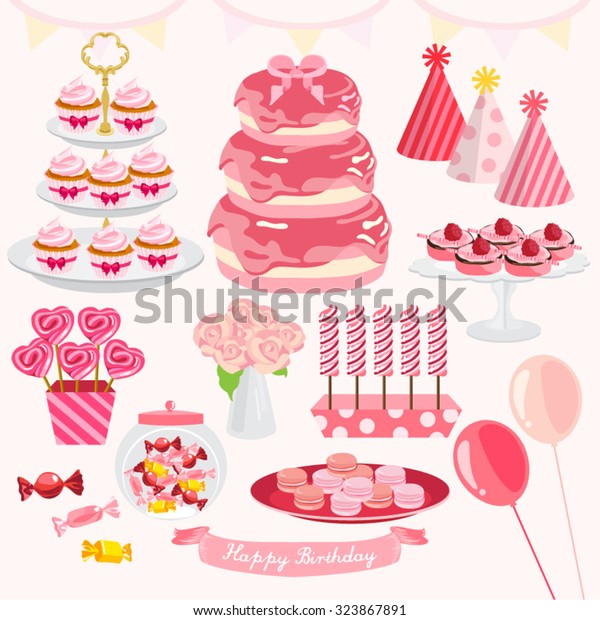Birthday Party Vector Design Illustration Stock Vector (Royalty Free ...