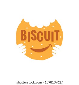 Biscuit Logo Design Label Badge Emblem: vector de stock (libre de ...