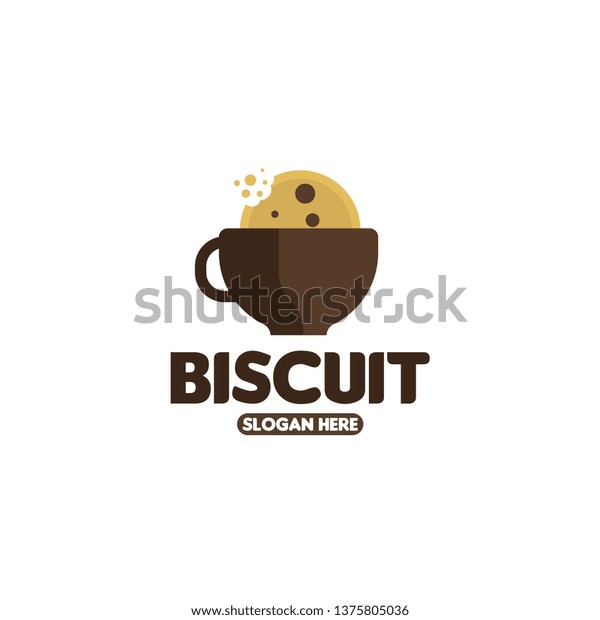 Biscuit Logo Template Cookies Logo Template Stock Vector (Royalty Free ...