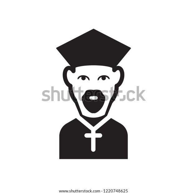 Bishop Face Icon Trendy Bishop Face Stock Vector (Royalty Free ...