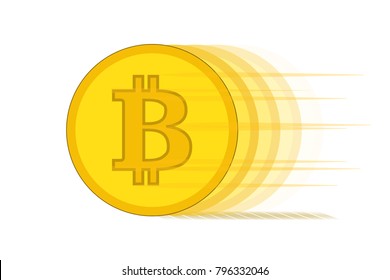 Bitcoin Effect Speed Braking Distances Stock Vector (Royalty Free ...