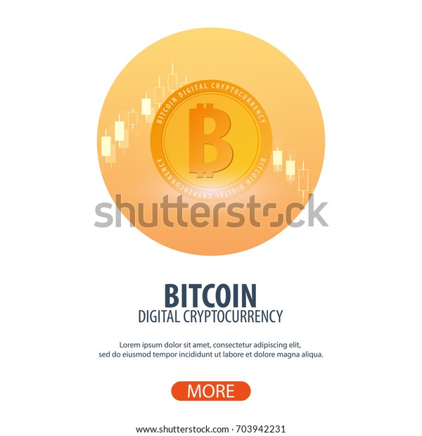 Bitcoin Logo Emblem Digital Cryptocurrency Technology Stock Vector ...