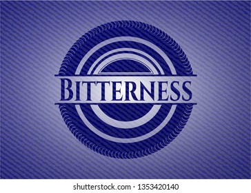 Bitterness Emblem Denim Texture Stock Vector (Royalty Free) 1353420140 ...
