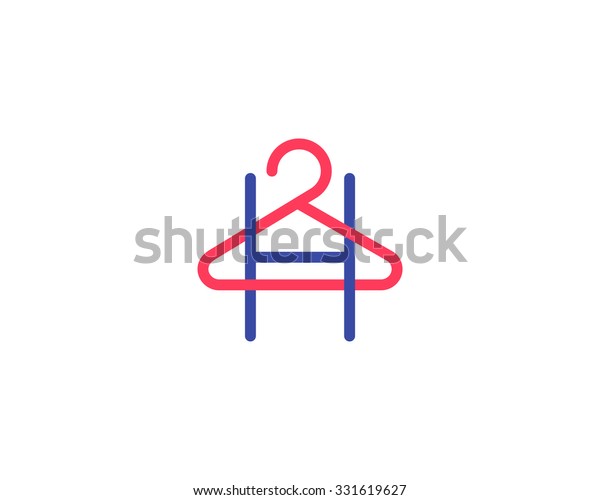 Bizarre Vector Logo Modern Style Hanger Stock Vector (Royalty Free ...