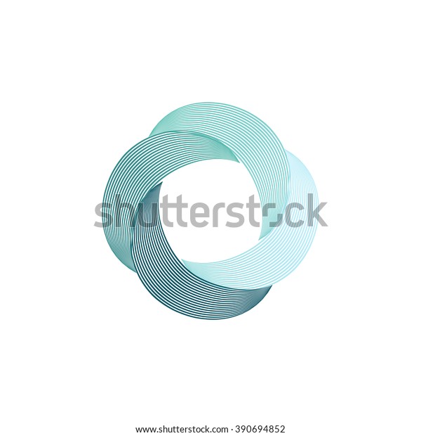 Bizarre Vector Logo Shape Boomerang Linear Stock Vector (Royalty Free ...