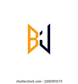 Bj Letter Logo Creative Design Vector Stock Vector (Royalty Free ...