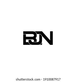 Bjn Letter Original Monogram Logo Design Stock Vector (Royalty Free ...