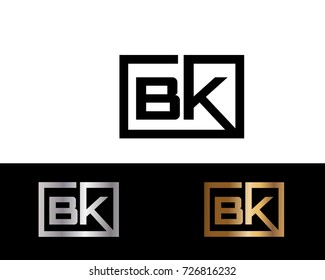 Bk Box Logo Letter Design Vector Stock Vector (Royalty Free) 726816232 ...
