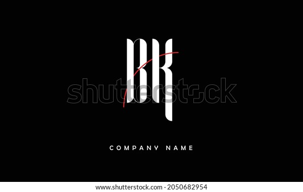 Bk Kb Alphabets Letters Logo Monogram Stock Vector (Royalty Free ...