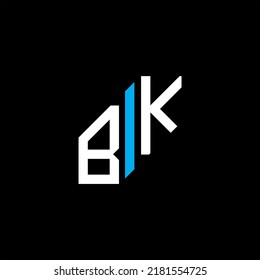 Bk Letter Logo Creative Design Vector Stock Vector (Royalty Free ...