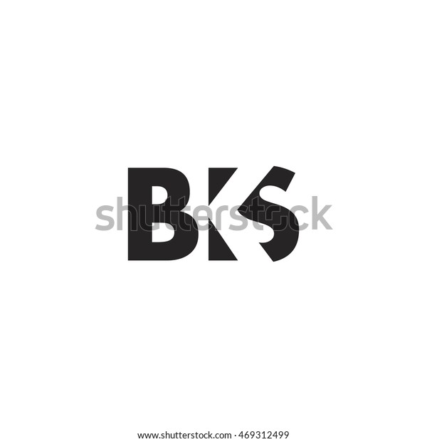 Bks Logo Vector Graphic Branding Letter Stock Vector (Royalty Free ...