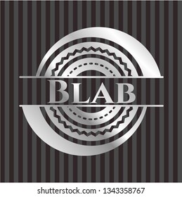 Blab Silvery Shiny Emblem Stock Vector (Royalty Free) 1343358767 ...