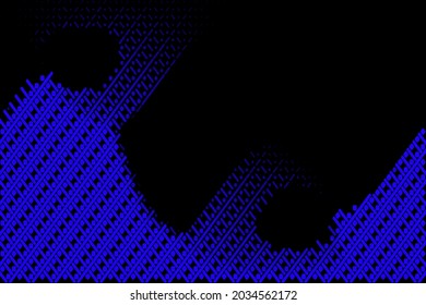 Black Background Abstract Design 2d Rendering Stock Vector (Royalty ...