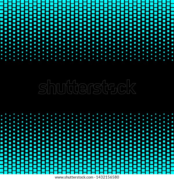 Black Background Blue Neon Dots Lights Stock Vector (Royalty Free ...
