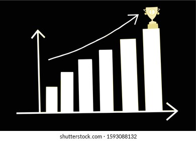 Black Background Images Graph Charts: เวกเตอร์สต็อก (ปลอดค่าลิขสิทธิ์ ...