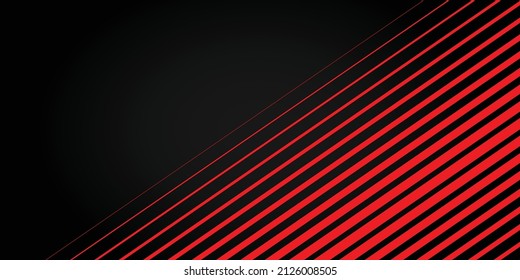 Black Background Red Lines Abstract Wallpaper Stock Vector (Royalty ...